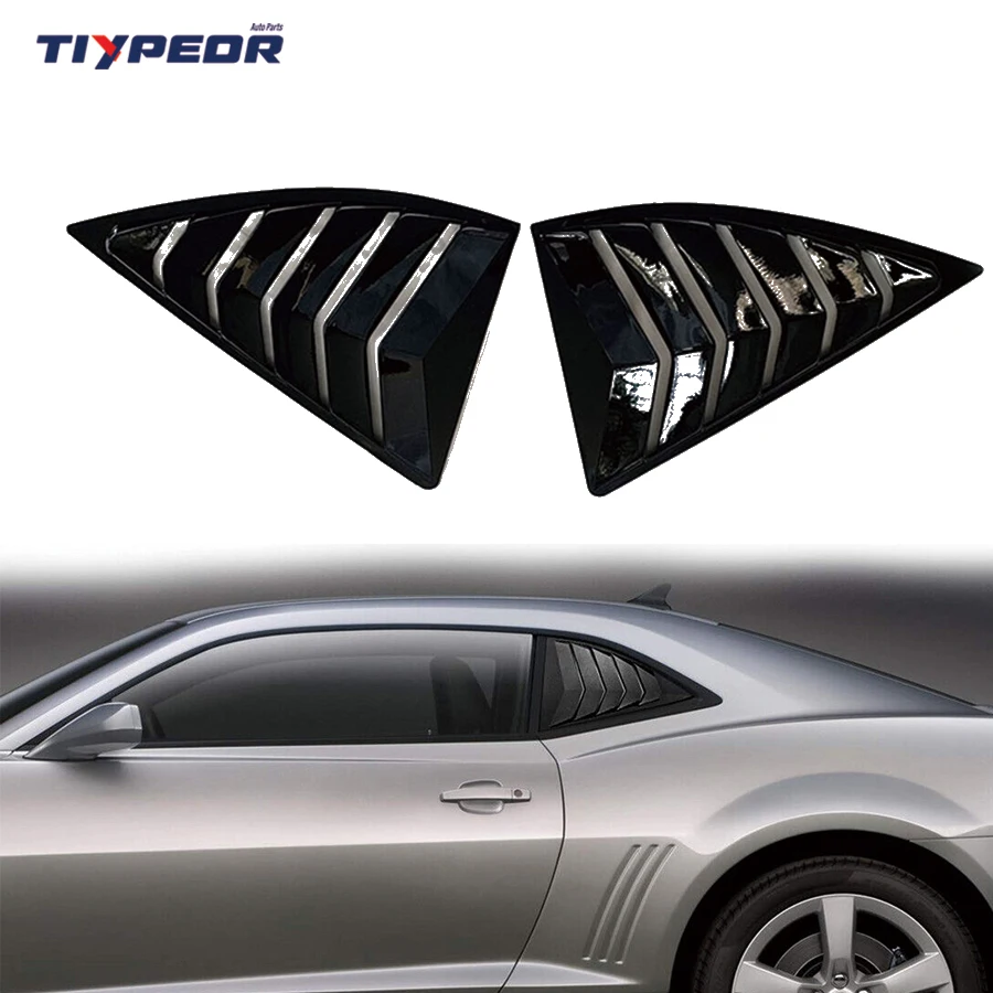 Hot-Selling-Quarter-Style-Gloss-Black-Car-Side-Window-Louver-For ...