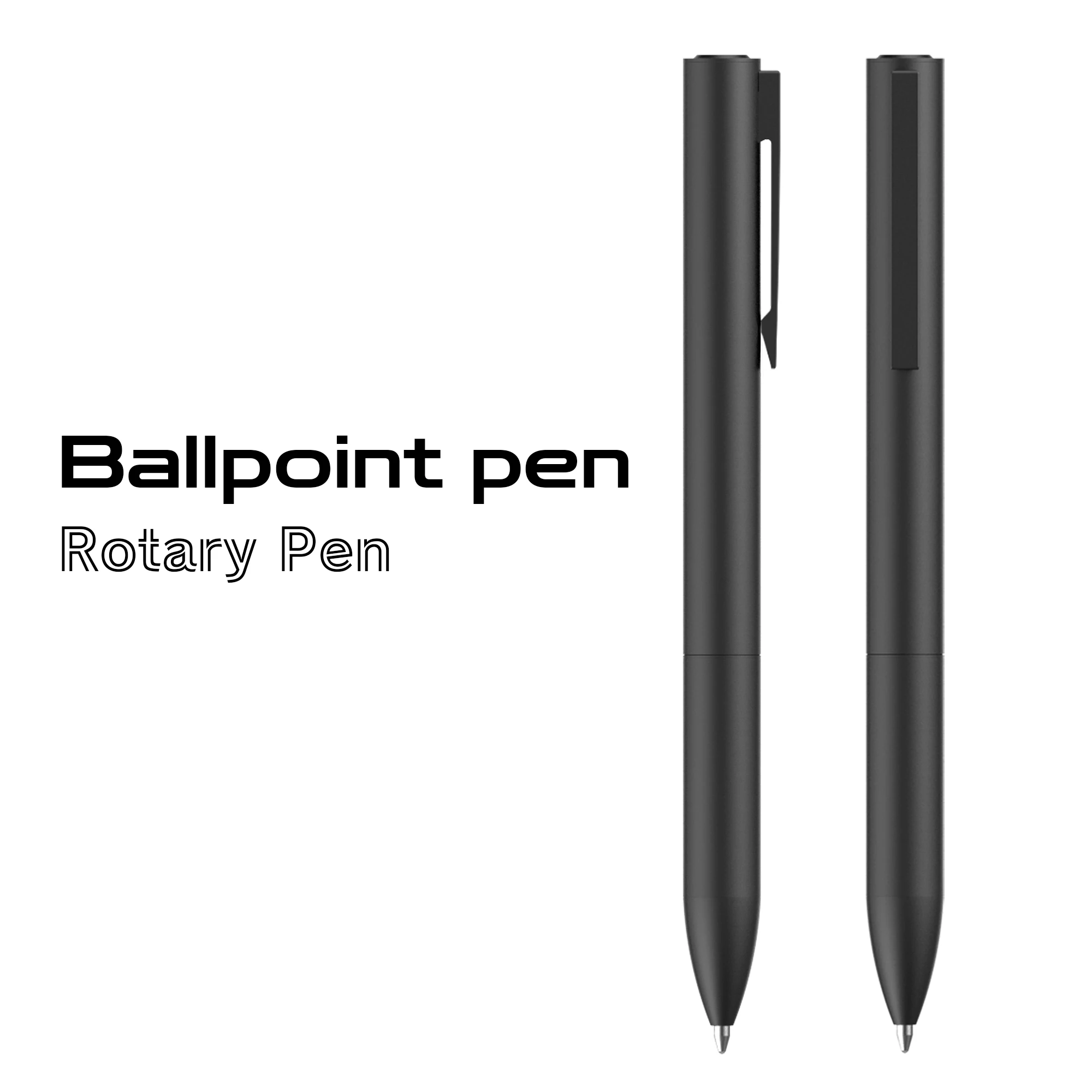 OFLMP024-penna-a-sfera-in-metallo-pieno-nero-penna-rotante-per-firma ...