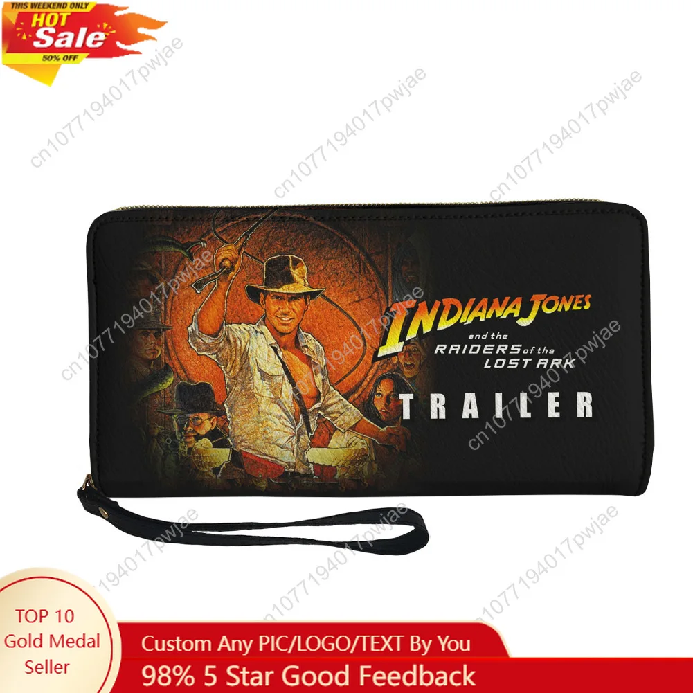 Indiana Jones Raiders of The Lost Ark Custom Wallet Purse Sprunki Mens ...