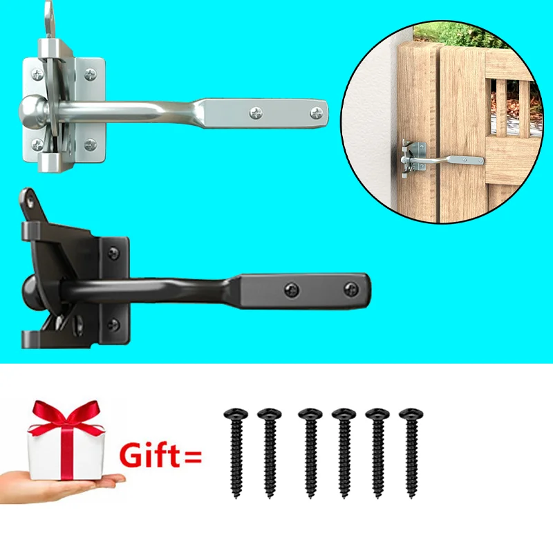 Easy-To-Install-Wooden-Fence-Latches-Door-Lock-Fences-Latches-Shed ...