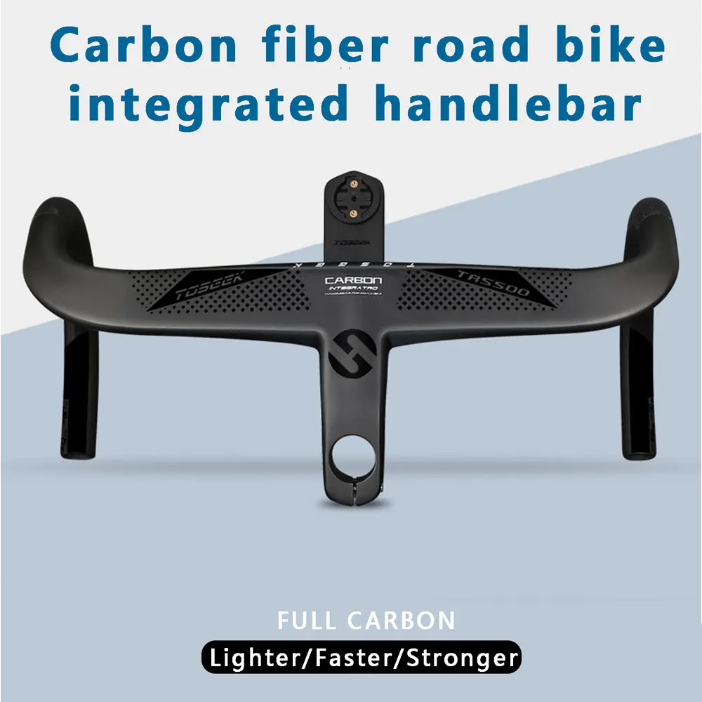 Carbon Road Bike Integrated Handlebar | Full Carbon Handlebars Road ...