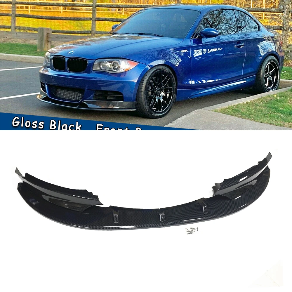 E82 E88 Front Bumper Spoiler Lip For BMW 1 Series M Sport 2007 2013 ...