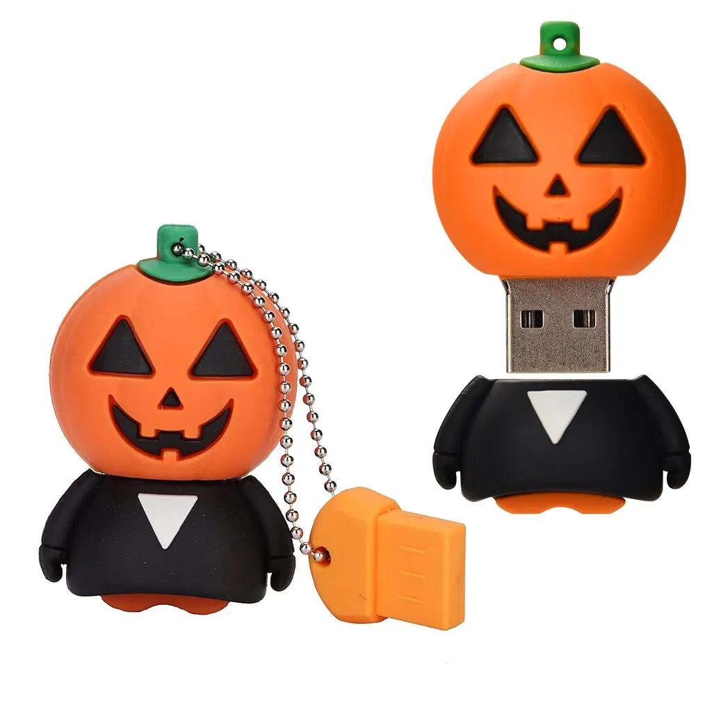 Halloween USB Flash Drive, Desenhos animados Pen Drive, Memory Stick ...