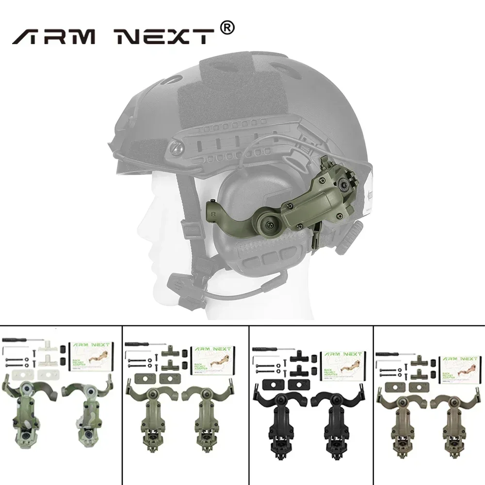 Shooting-Headset-Bracket-Kit-Multi-angle-Rotation-Helmet-Rail-Adapter ...