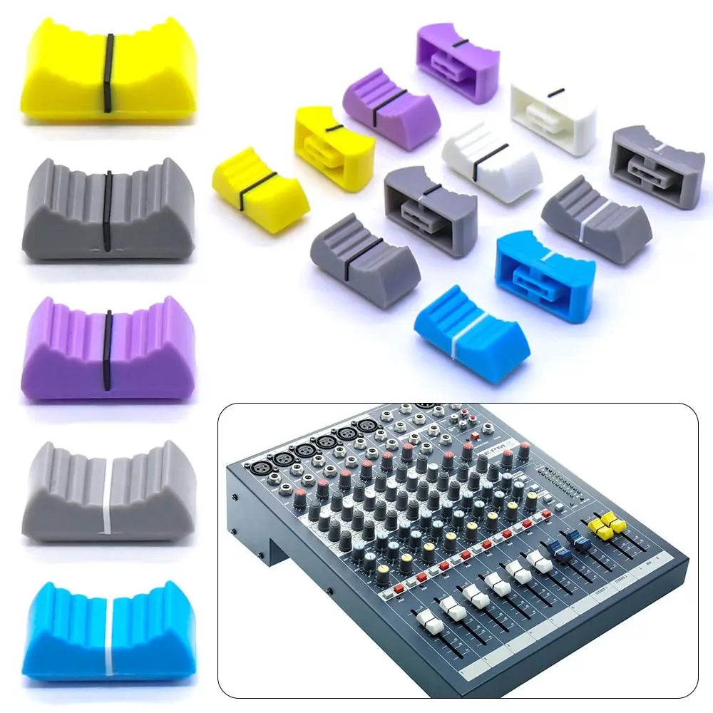 Mixer-Desk-Sliding-Straight-Slide-Switch-Knob-Cap-Mixer-Dimmer-Fader ...