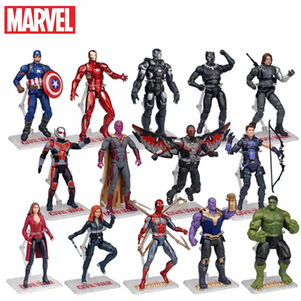 Figuras-de-acci-n-de-los-vengadores-de-Marvel-Hulk-Ironman-Wanda-Thanos ...