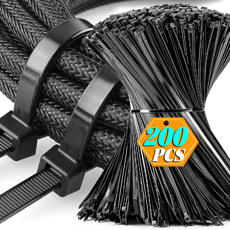 Self-Locking-Nylon-Cable-Ties-Set-Adjustable-Fastening-Loop-Tie-Wire ...