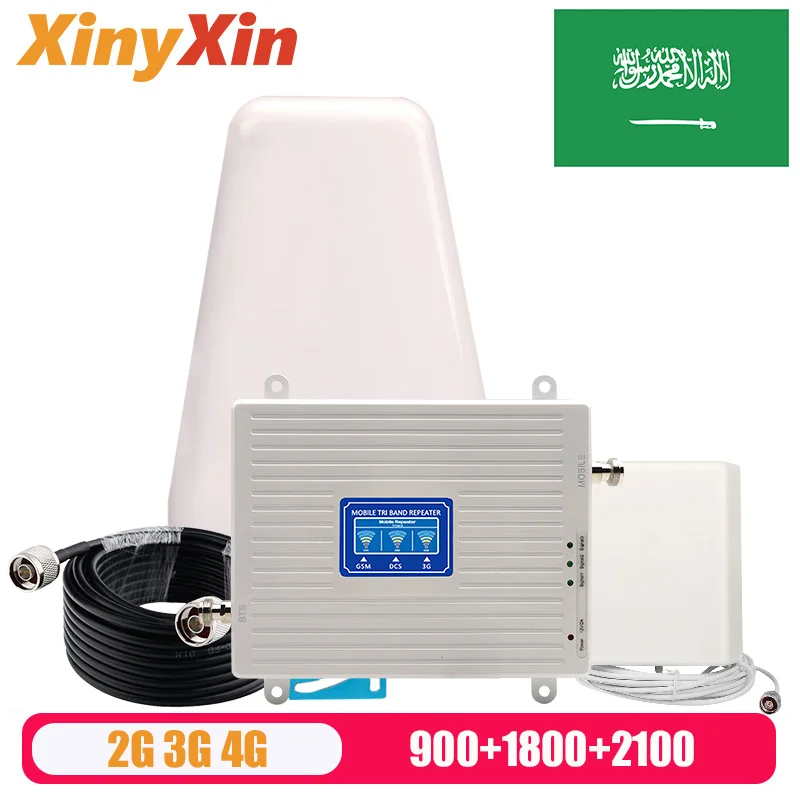 saudi arabia Tri Band Booster 2G 3G 4G LTE Cellular Amplifier Network ...