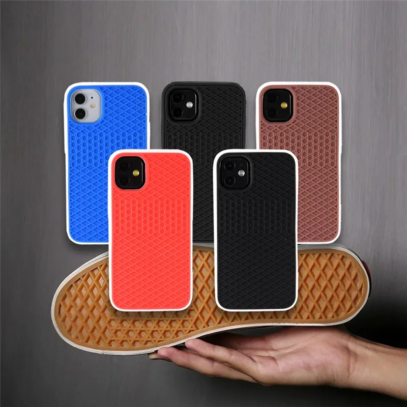 HOCE Rainbow Colorful Van Waffle Case For IPhone 13 12 11