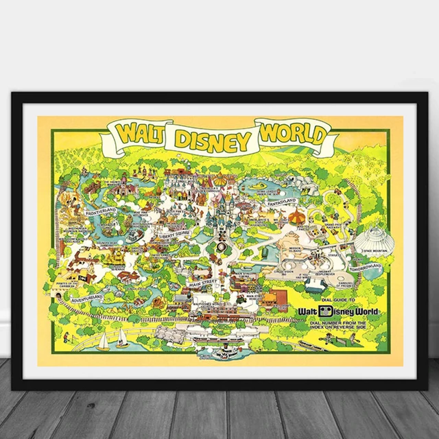 Disney World Main Street Map