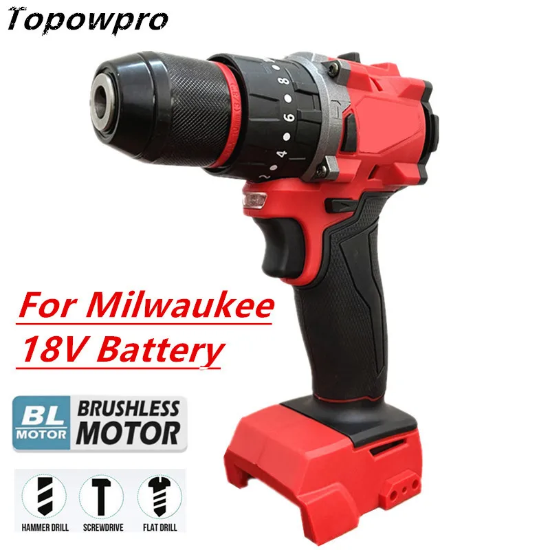 Cordless-Impact-Drill-For-Milwaukee-18V-Battery-20-3-Torque-Brushless ...