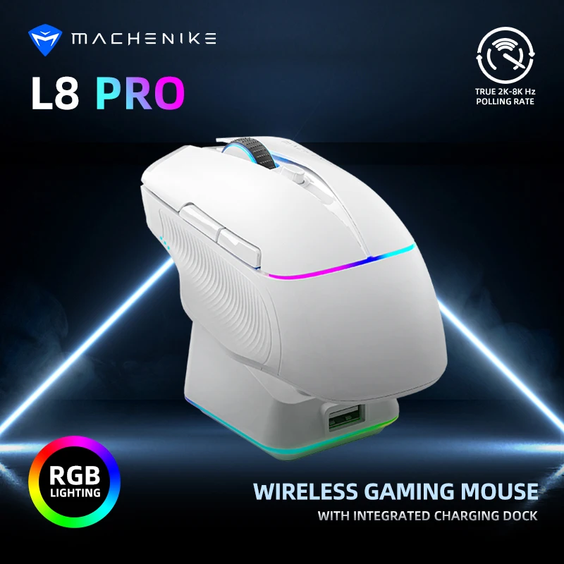 MACHENIKE-rat-n-inal-mbrico-L8Pro-para-juegos-Mouse-con-base-de-carga ...