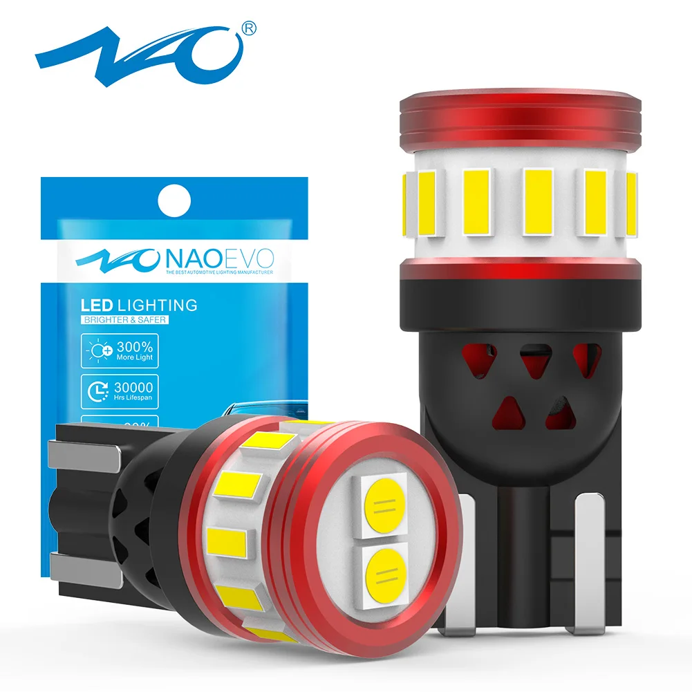 NAO-W5W-T10-LED-Light-5W5-Ultra-Bright-Anti-Error-CANBUS-Auto-Lamp-12V ...