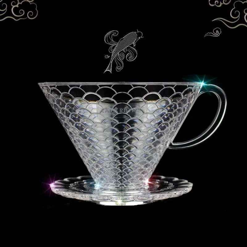 PCT-G-Hand-Brewed-Coffee-Filter-Cup-Household-Funnel-Conical ...