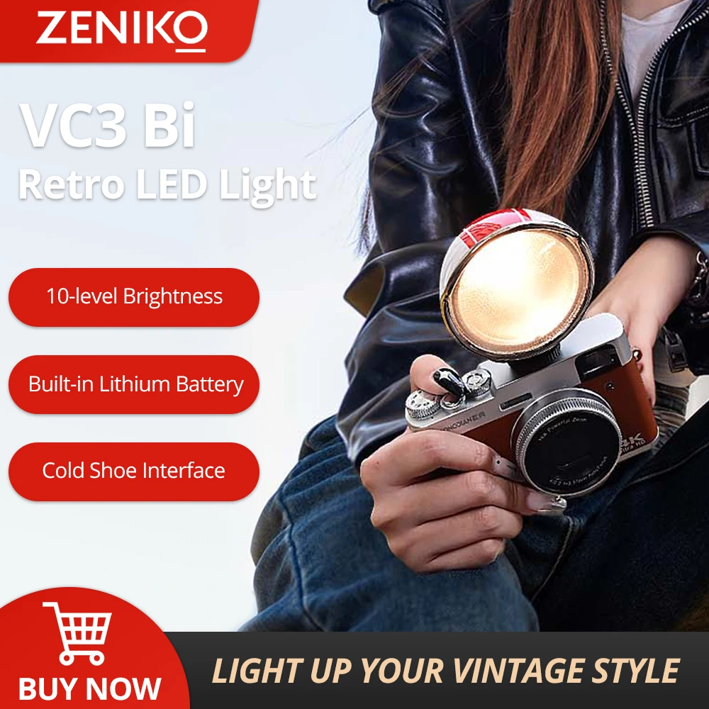 ZENIKO-VC3-Bi-2500K-6500K-Retro-LED-Light-Rechargeable-Camera-Light ...