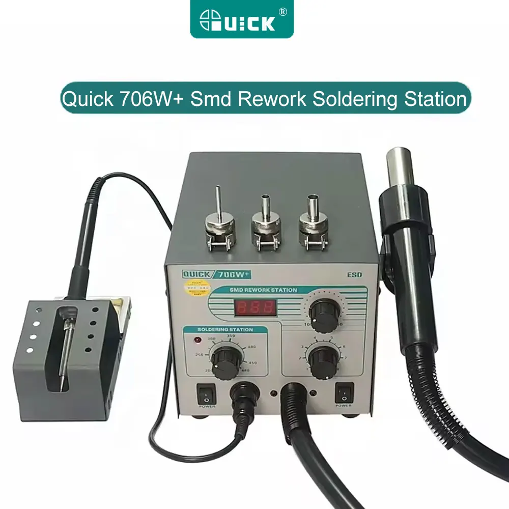 QUICK-706W-2-in-1-580W-Intelligent-Hot-Air-Smd-Rework-Soldering-Station ...