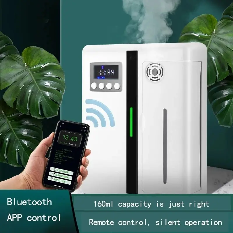 160ml-Waterless-Scent-Diffuser-Bluetooth-Wall-Mounted-Fragrance-Machine ...
