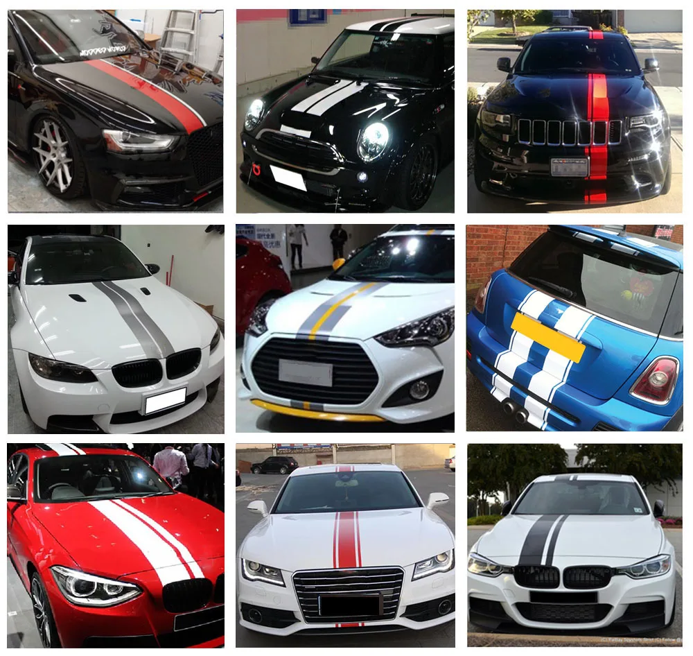 Car Racing Stripes Decals