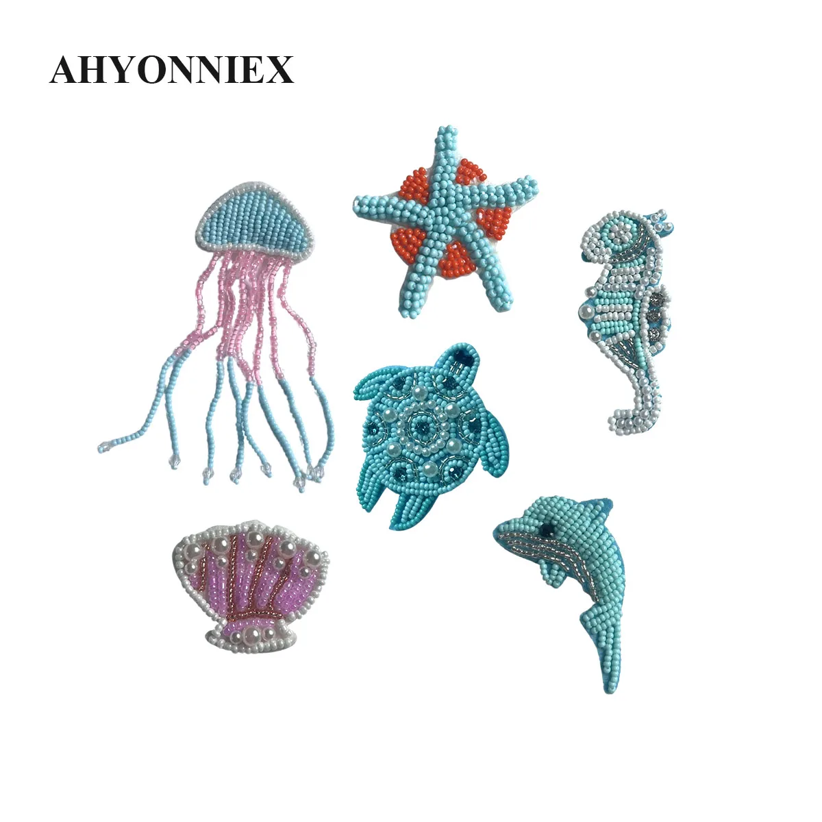 1 Piece Handmade Cute Turtle Shell Jellyfish Starfish Dolphin Clothing ...