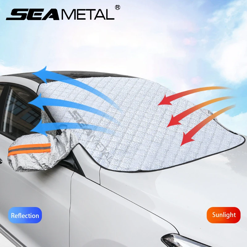 SEAMETAL-Magnetic-Car-Windshield-Snow-Shield-Four-Seasons-Car-Cover ...