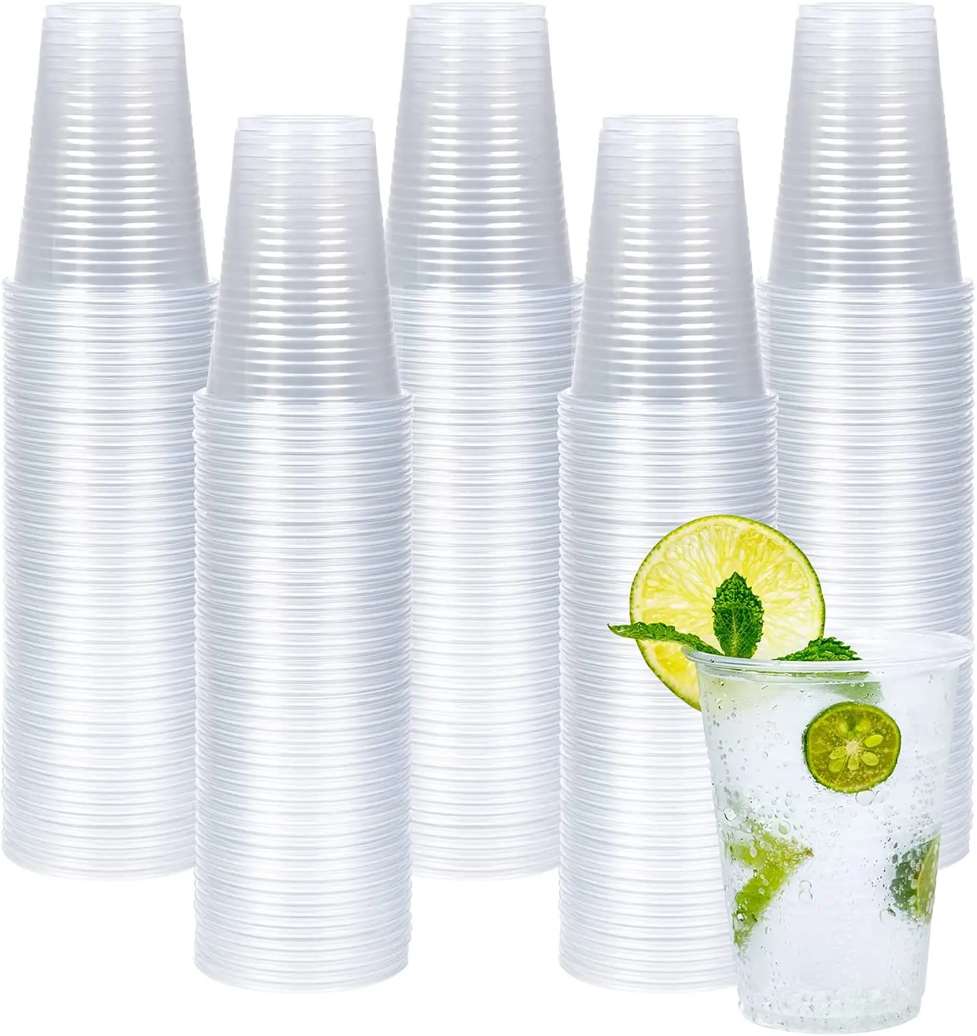 48-Pack-5-oz-Clear-Disposable-Plastic-Cups-Cold-Party-Drinking-Cups-for ...