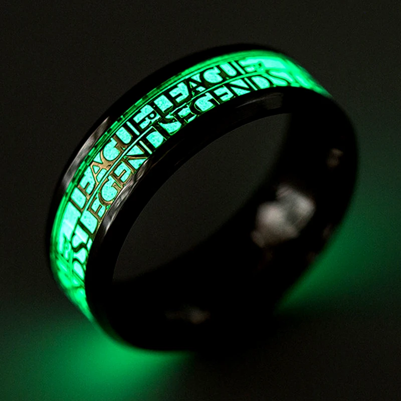 Fashion-Game-League-Of-Legends-LOL-Luminous-Ring-Stainless-Steel ...