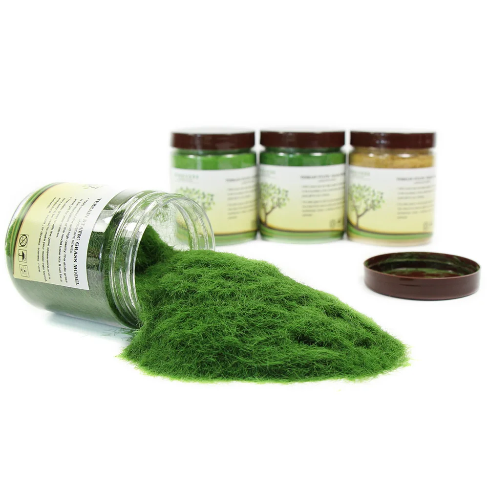 One-Bottle-35g-5mm-STATIC-GRASS-Turf-Flock-Lawn-Nylon-Grass-Powder ...