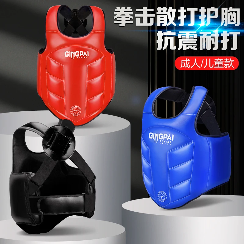 Chest-Guard-Boxing-MMA-Kickboxing-Body-Vest-Protector-Martial-Arts-WTF ...
