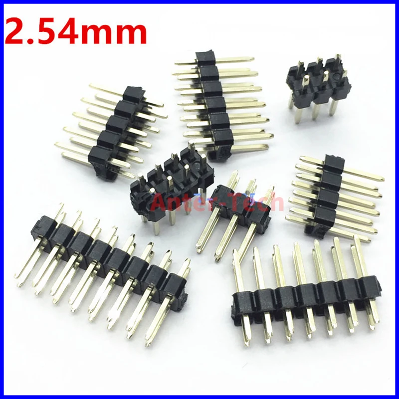 2-54mm-doble-fila-macho-2-40P-Breakaway-PCB-Board-Pin-Header-conector ...
