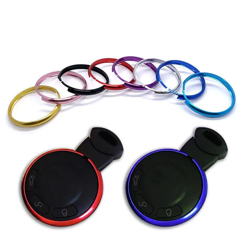 Aluminum-Alloy-Key-Protective-Ring-Trim-Chain-Decoaration-For-BMW-Mini ...