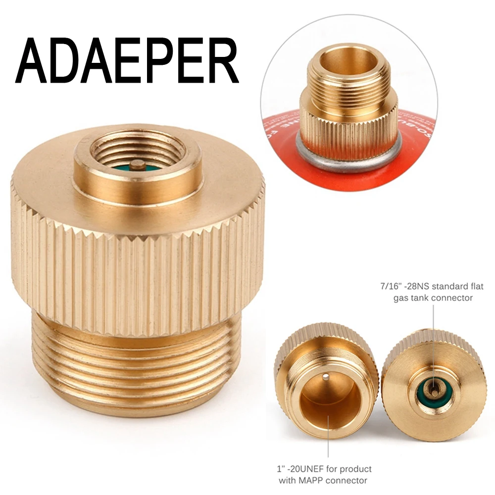 Adaptor CGA600 to 7/16"-28UNF for Braze Welding Torch MAPP Propane Gas ...