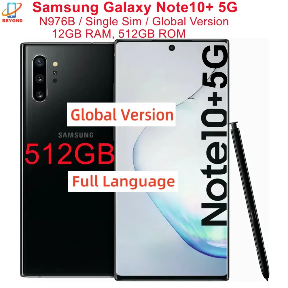 Samsung-Galaxy-Note10-Note10-Plus-5G-N976B-512GB-ROM-12GB-RAM-Global ...
