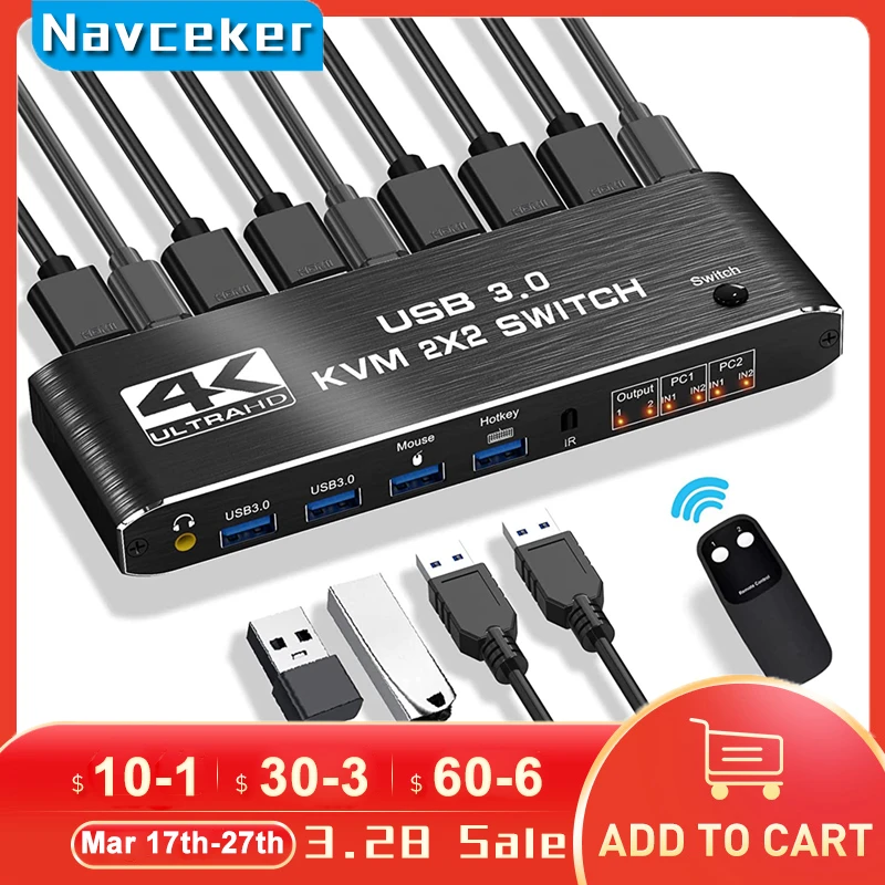 Switch-KVM-HDMI-com-Exibi-o-Estendida-Monitor-Duplo-Switcher-USB-2-em-2 ...