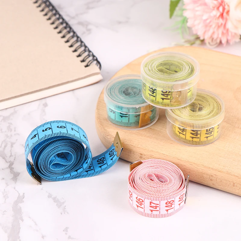 Sewing Measuring Tape Soft Random Color 150cm/60" Body Measuring Ruler ...