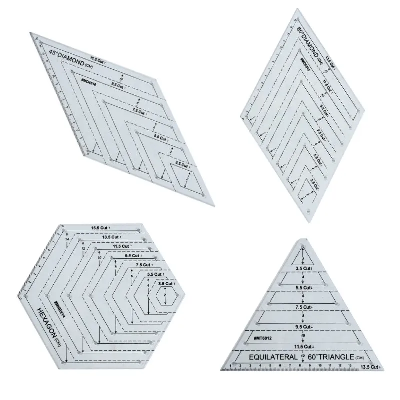 Patchwork-Ruler-Quilting-Rule-High-Grade-Transparent-Acrylic-Rulers ...