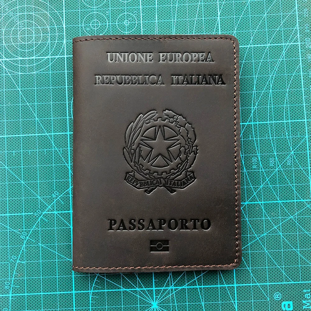 Italian Leather Passport Cover