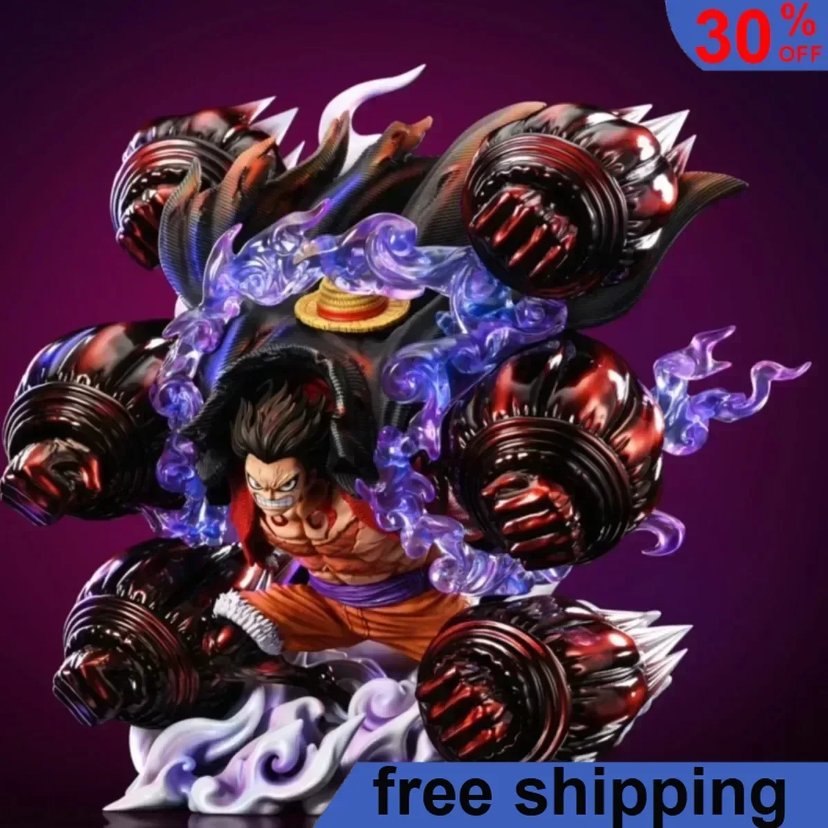 29cm-One-Piece-Anime-Figure-Gear-4-Monkey-D-Luffy-Action-Figures-Sky ...