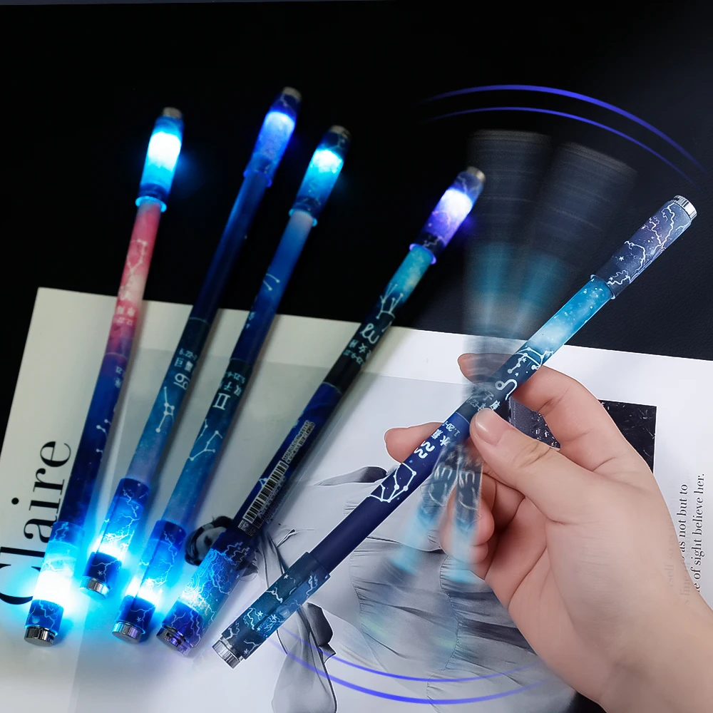 Constellation-Theme-LED-Flash-Light-Spinning-Pen-Glow-Magnetic-Rotating ...