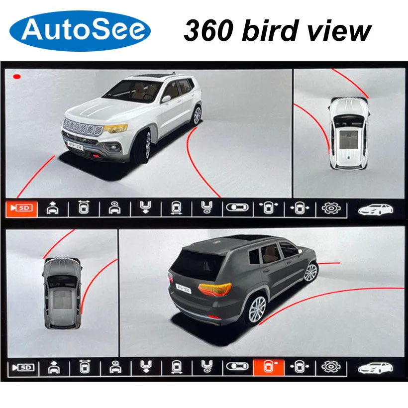 suit-original-OEM-monitor-2021-2023-for-Jeep-Compass-360-degree-camera ...