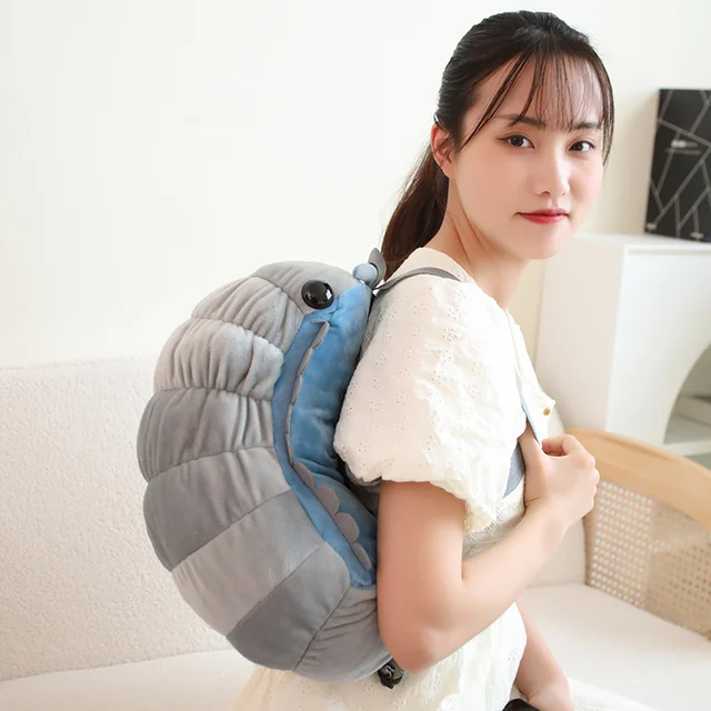 Kawaii Pill-bug Plush Backpack Stuffed Plushie Animals, 57% OFF