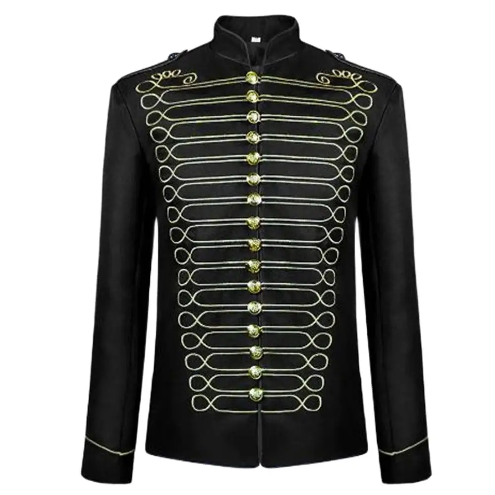2024-Medieval-Mens-Jacket-Steampunk-Hussar-Marching-Band-Military ...