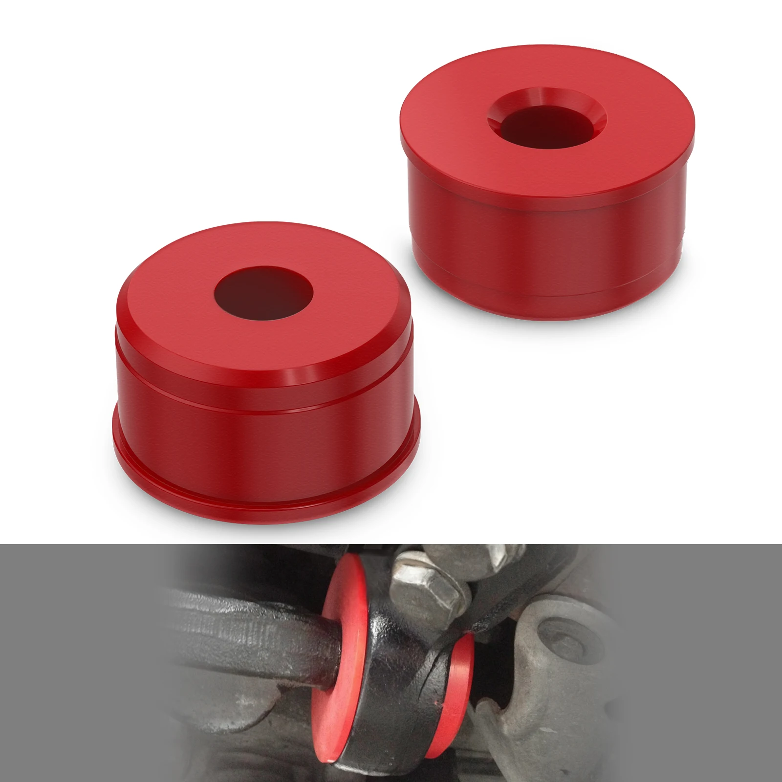 BEVINSEE Pair Front Control Arm Bushings Kit poly For BMW E36 M3 1992 ...