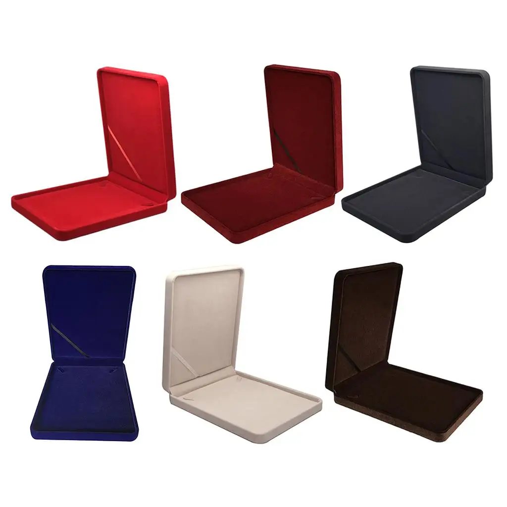 Velvet-Necklace-Box-Chain-Display-Case-Tray-with-Lid-Jewelry-Storage ...