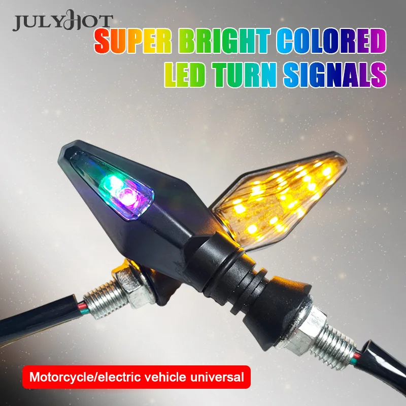1PC-Universal-12LED-Double-Color-Motorcycle-Turn-Signal-Indicator-Light ...