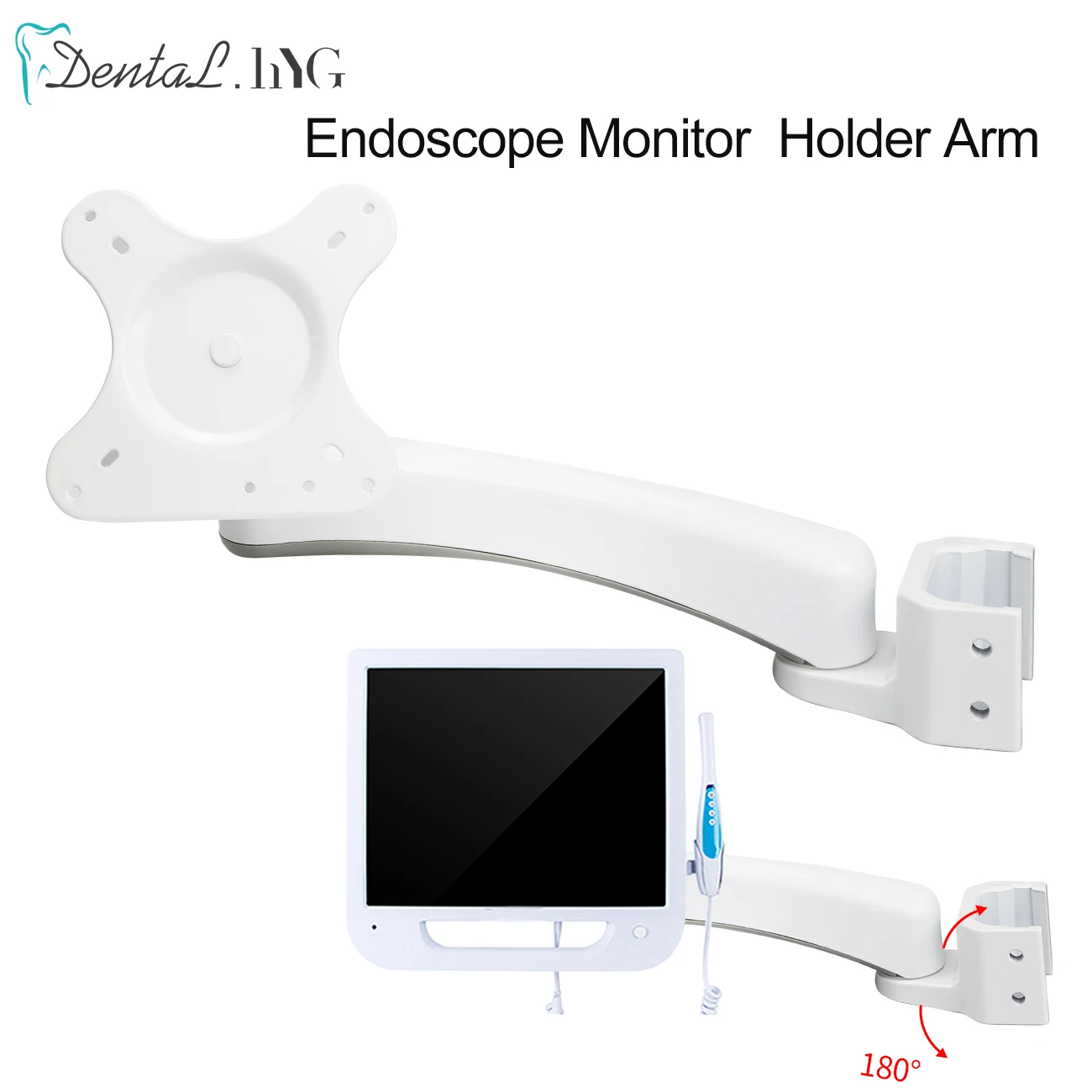 45mm-50mm-Dental-Chair-Unit-LCD-Monitor-Holder-Arm-Metal-For-Intraoral ...