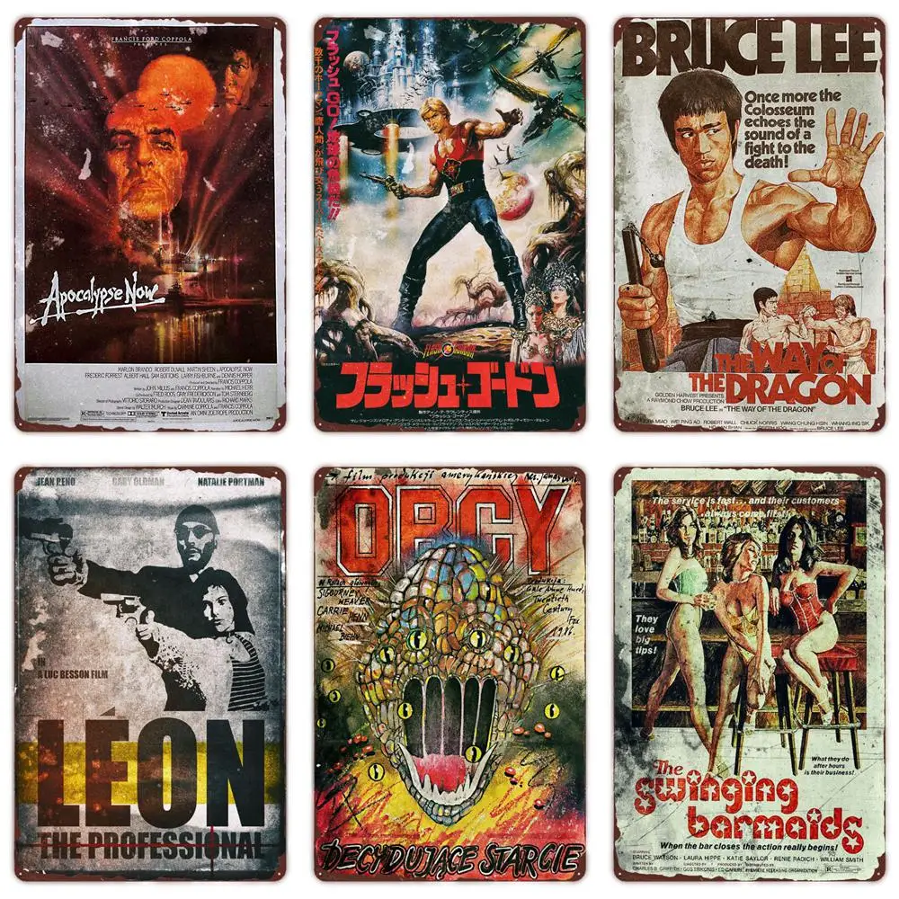 Classic-Movie-Vintage-Metal-Plaque-Film-Metal-Tin-Sign-Iron-Poster ...