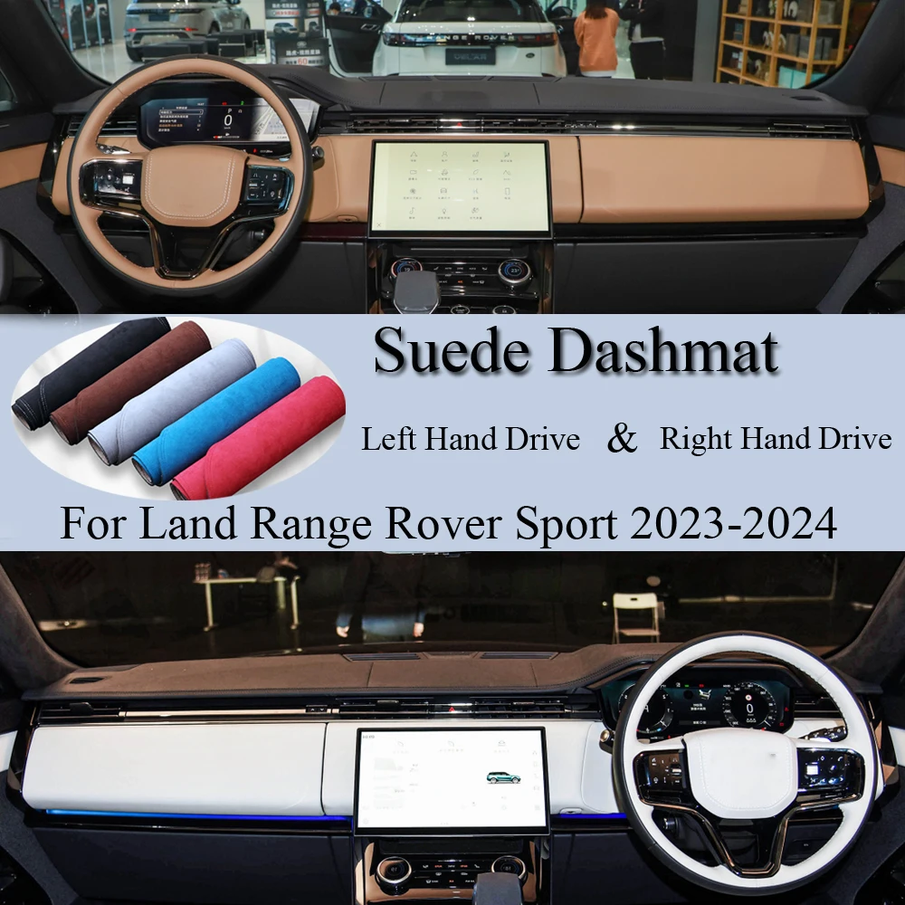For-Land-Range-Rover-Sport-L461-L460-2023-2024-Suede-Leather-Dashmat ...