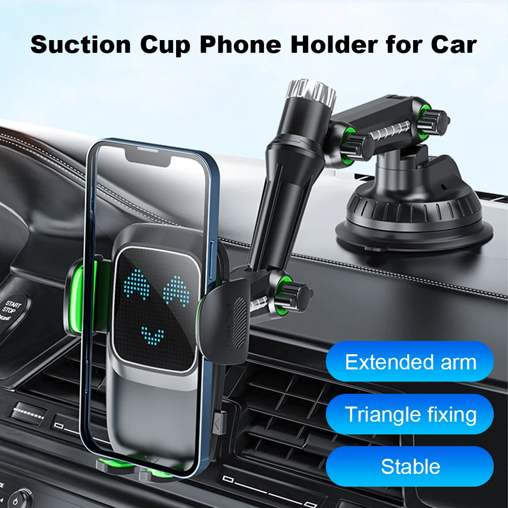 Car-Phone-Holder-Universal-Dashboard-Mount-360-Widest-View-Flexible ...