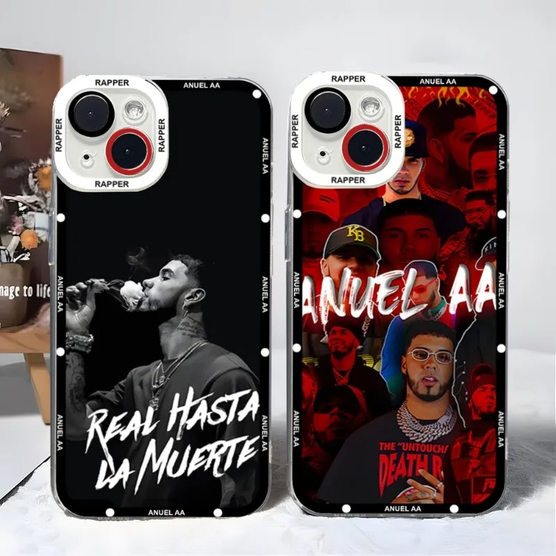 Funda-de-tel-fono-transparente-rapero-Anuel-AA-para-Iphone-13-Pro-Max ...