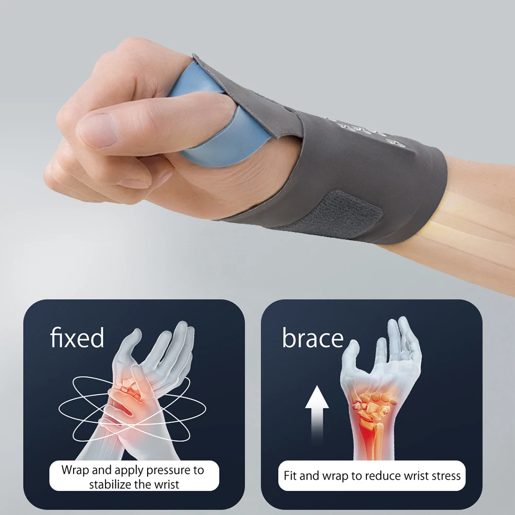 EMS Wrist Guard Wrist Support Strap 5 Modes 9 Levels Wrist Compression ...